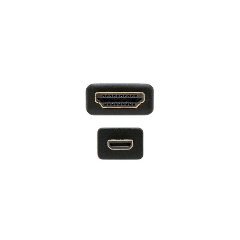 HDMI micro D - HDMI kabel - HD - 1,5 meter - Sort